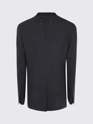 MAISON MARGIELA Single-breasted Wool Blazer With Shawl Collar