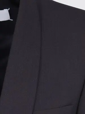 MAISON MARGIELA Single-breasted Wool Blazer With Shawl Collar