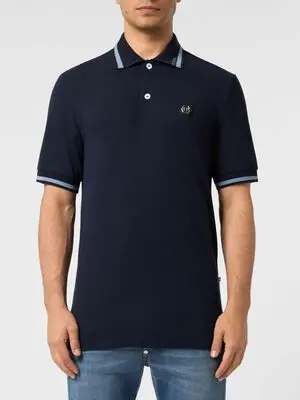Philipp Plein Polo Shirt Men Blue
