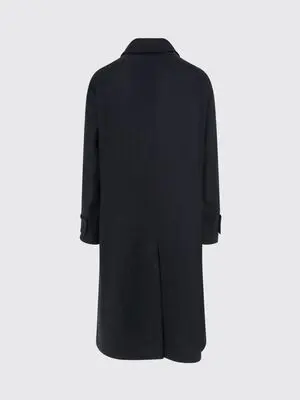 Giorgio Armani Long Single-breasted Virgin Wool And Cashmere Coat
