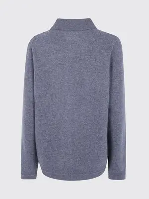 Guest In Residence Cashmere And Merino Wool Blend Cardigan With Buttons - Grey