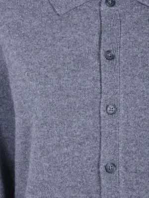 Guest In Residence Cashmere And Merino Wool Blend Cardigan With Buttons - Grey