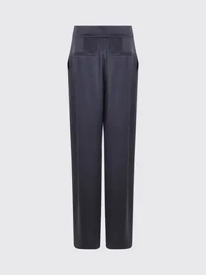 Simkhai Satin Wide-leg Tailored Trousers With High Waist