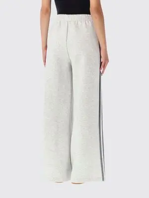 ADIDAS ORIGINALS High-waisted Wide Leg Track Trousers In A Cotton Blend