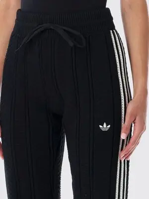 ADIDAS ORIGINALS Wide Leg Knit Jogging Trousers In Recycled Jersey