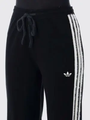 ADIDAS ORIGINALS Wide Leg Knit Jogging Trousers With 3-stripes Logo
