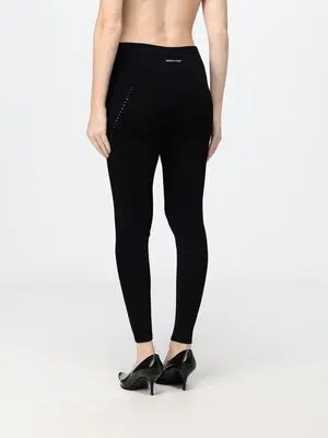 Balenciaga High-waisted Stretch-tech Leggings With Contrast Logo