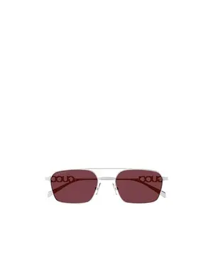 Gucci Logo-detail Rectangle Sunglasses