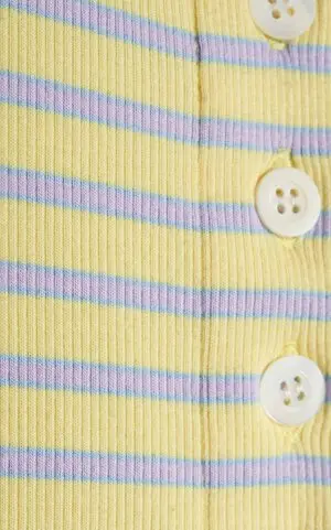Dries Van Noten Hegondy Striped Cotton-blend Cardigan