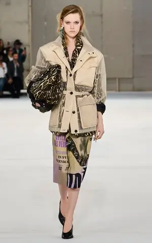 Dries Van Noten Green Drop Earrings