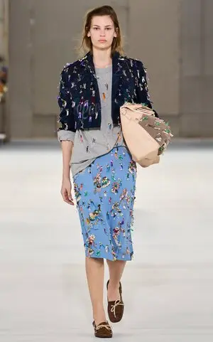Dries Van Noten Clasp Clutch With Embroidery