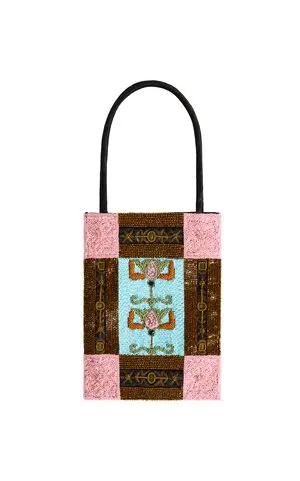 CONNER IVES Beaded Tile Bag