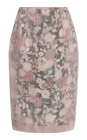 Dries Van Noten Sarona Printed Midi Skirt - Multi