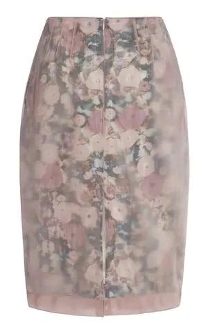 Dries Van Noten Sarona Printed Midi Skirt