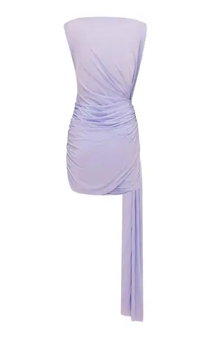 Alex Perry Sleeveless Knot Jersey Mini Dress