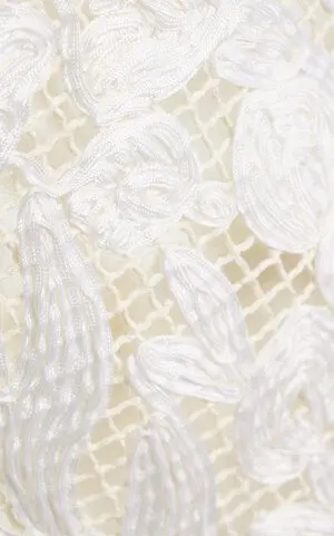 Oscar De La Renta A-line Birdsnest Mini Dress