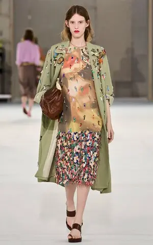 Dries Van Noten Dalani Printed Cotton-blend Midi Dress