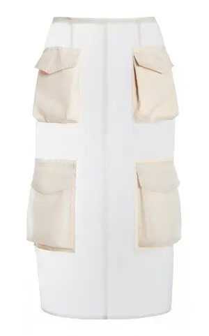 DRIES VAN NOTEN Saro Multi-Pocket Midi Skirt