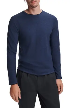 Rag & Bone Brooks Wool Crewneck Sweater Navy