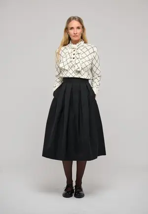 DEA KUDIBAL Krystledea Merino Agryle Tie Neck Jumper