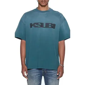 Ksubi Rugged Ekcess Graphic Oversized T-shirt - Green