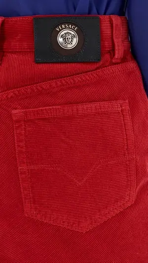 Versace Velvet Corduroy Skirt