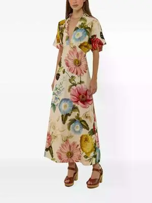 PALM. NOOSA Jasmine Floral-print Maxi Dress