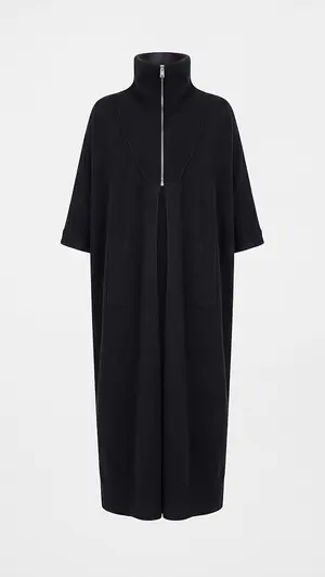 Coperni Knit Scarf Zip Up Cardigan