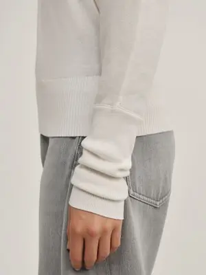 Witchery Fine Asymmetric Knit - Chalk
