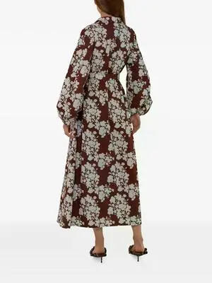 PALM. NOOSA Emily Floral-print Maxi Shirt Dress