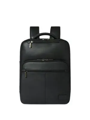 OSPREY LONDON Charlie Pebbled-leather Backpack - Black