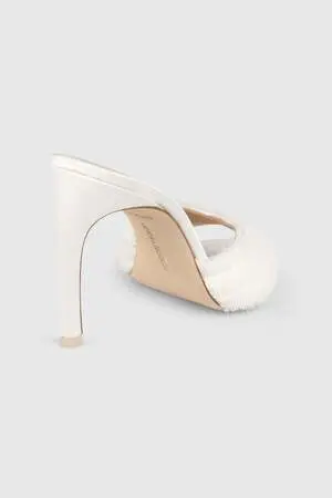 Victoria Beckham Harlow Open Toe Mule 100 Embroidery