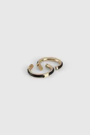 Victoria Beckham Strobel Hoop Earrings