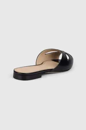 Victoria Beckham Harlow Mask Flat Sandal Nappa Leather