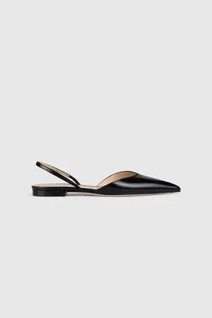 Victoria Beckham Angle Halter Back Flat Nappa Leather