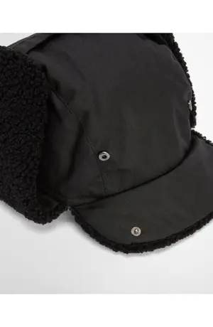 Barbour Morar Waxed Cotton Trapper Hat
