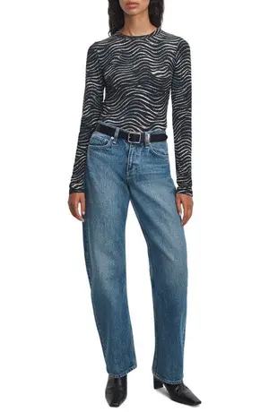 Rag & Bone Luca Zebra Long Sleeve T-shirt