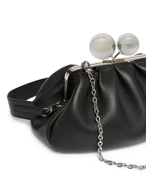 Max Mara Pasticcino Leather Convertible Crossbody