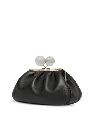 Max Mara Pasticcino Leather Convertible Crossbody