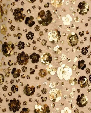 Generation Love Galia 3d Floral Sequin Bodycon Top