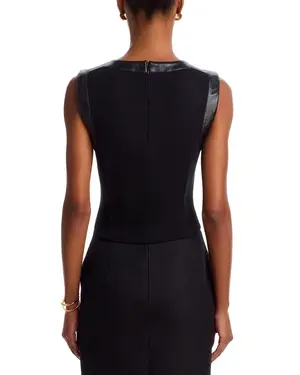Generation Love Poppy Rib Combo Bodycon Top
