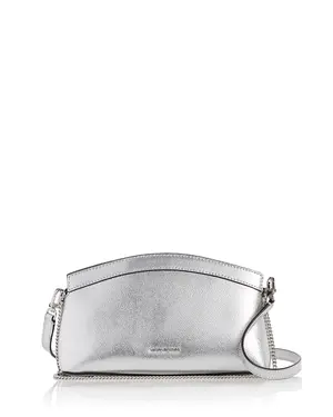 Michael Kors Athena Convertible Leather Crossbody Bag