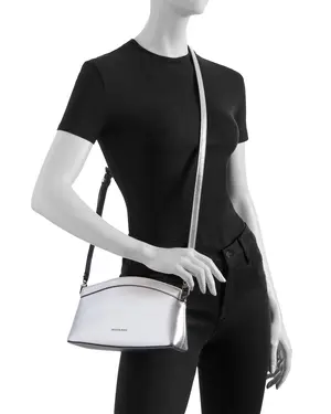 Michael Kors Athena Convertible Leather Crossbody Bag