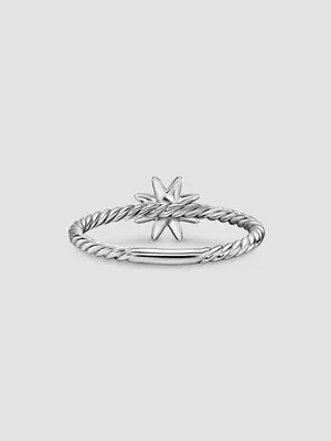 David Yurman Petite Starburst Ring In Sterling