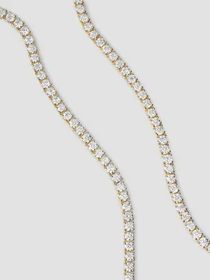 David Yurman Mini Tennis Necklace In 18k Yellow Gold