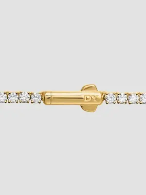 David Yurman Mini Tennis Necklace In 18k Yellow Gold