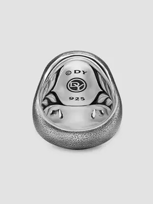 David Yurman Meto Mori Skull Ring In Sterling 30.5mm