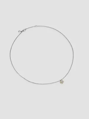 David Yurman Starburst Station Necklace In Sterling Silver