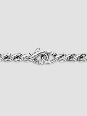 David Yurman Sculpted Cable Chain Necklace In Sterling 3.7mm