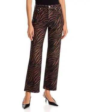 Rag & Bone Miramar Printed Ankle Jeans